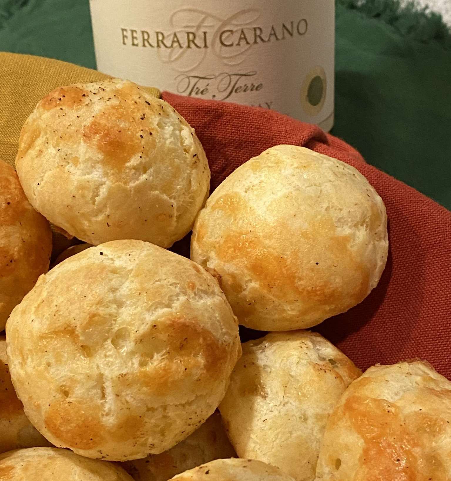 White Cheddar Gougères Recipe | Ferrari-Carano Winery